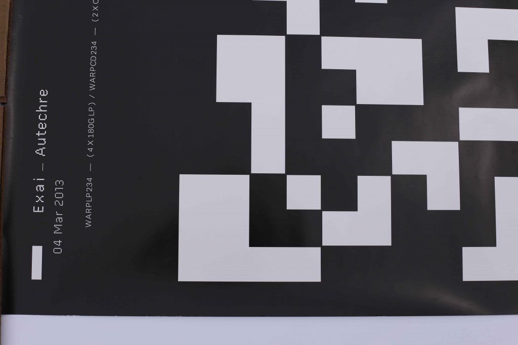 Autechre Exai RARE poster - SOLD OUT - FRGTWN